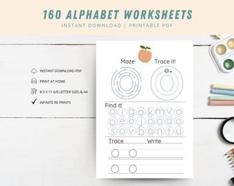 Letter of the Week Worksheets Printable, Preschool Curriculum, Alphabet ...