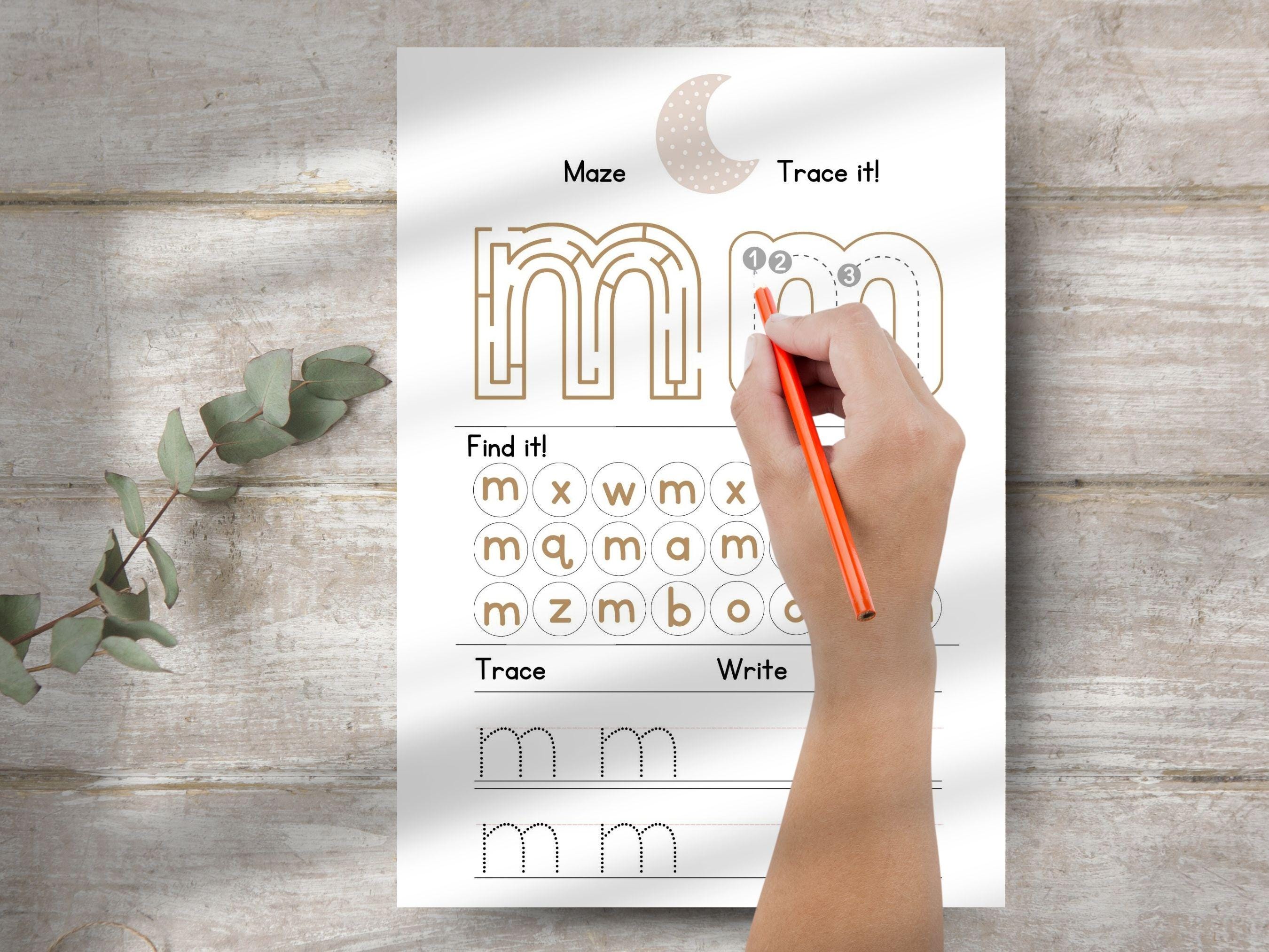 Letter of the Week Worksheets Printable, Alphabet Busy Book, Learning ...