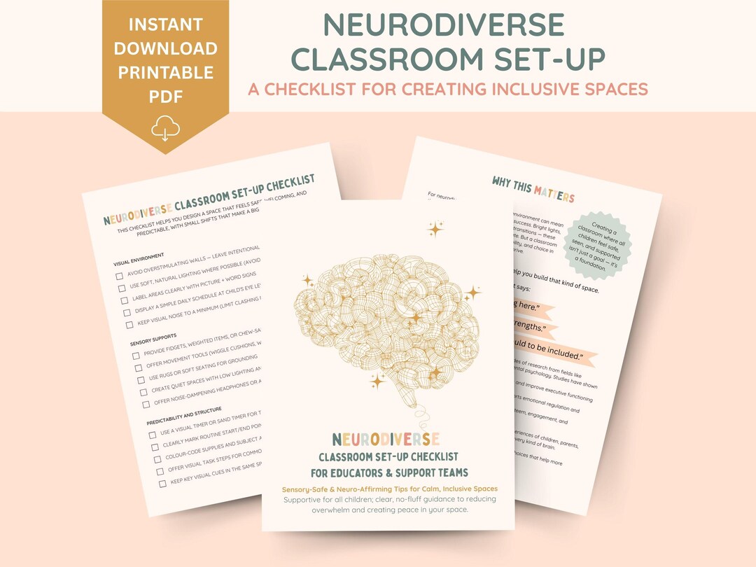Neurodivergent Checklist, Classroom Essentials, Classroom Management ...
