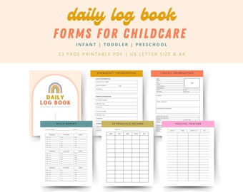 Daycare Daily Report - Etsy