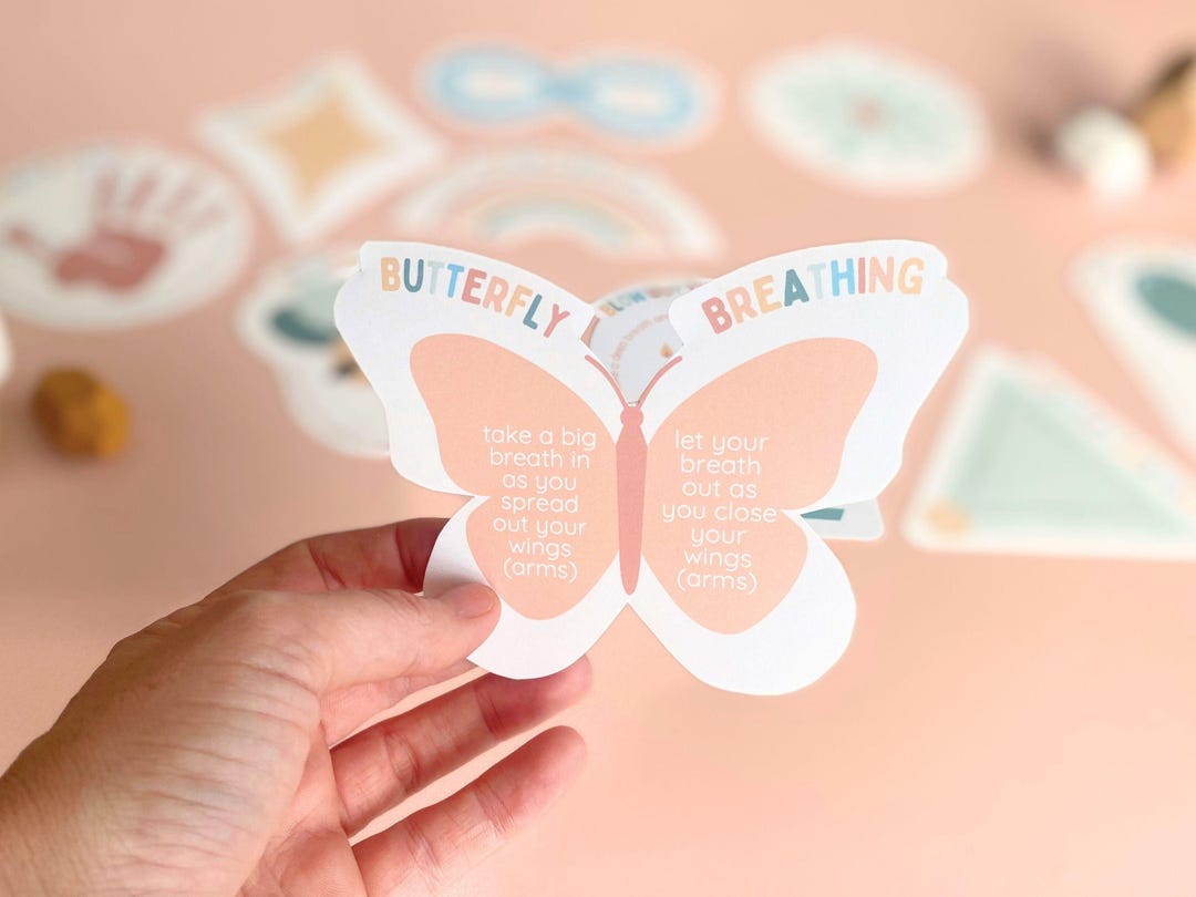 Mindfulness Breathing Tracing Cards, Emotion Toolbox, Mental Health ...