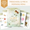 Bluey Themed Morning Menu, Morning Menu, Kindergarten Morning Menu ...