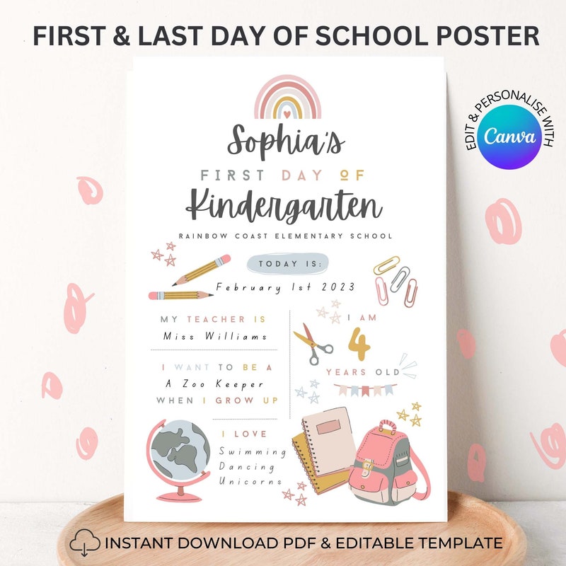 First Day of School - Etsy