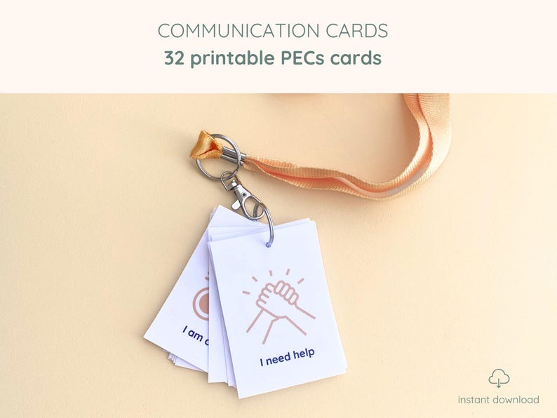 Pecs Communication Cards, Speech Flash Cards ASD, Autism Visuals ...