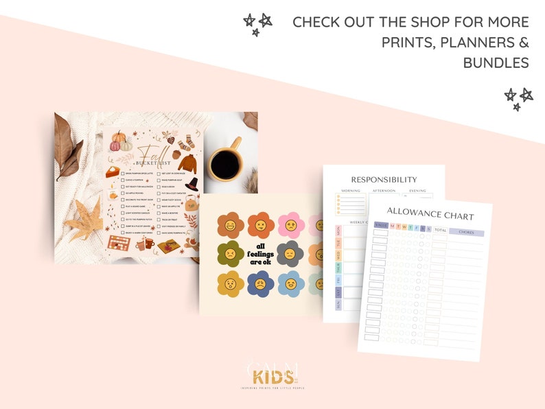 Kids Daily School Checklist Schedule Printable, Editable Chore Chart ...