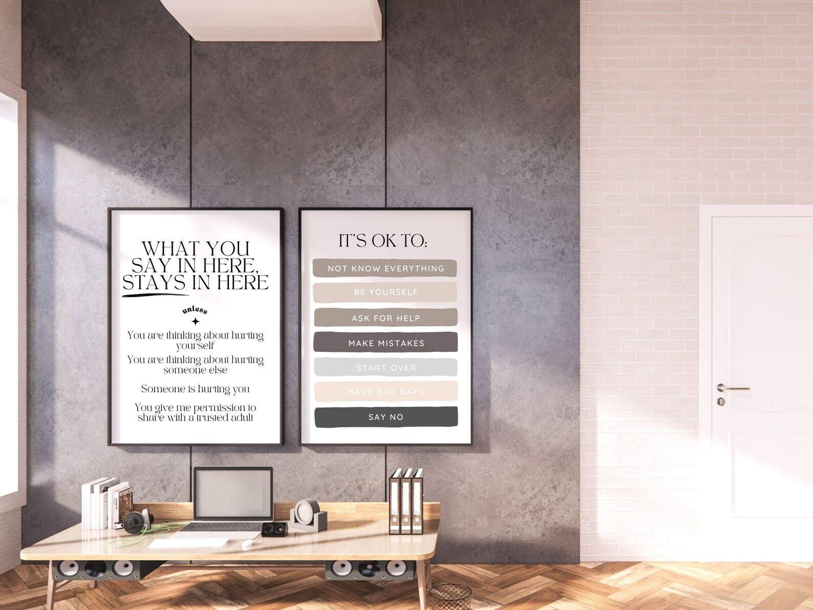 18 Therapist Office Decor Signs Counseling Posters Therapy Wall Art ...