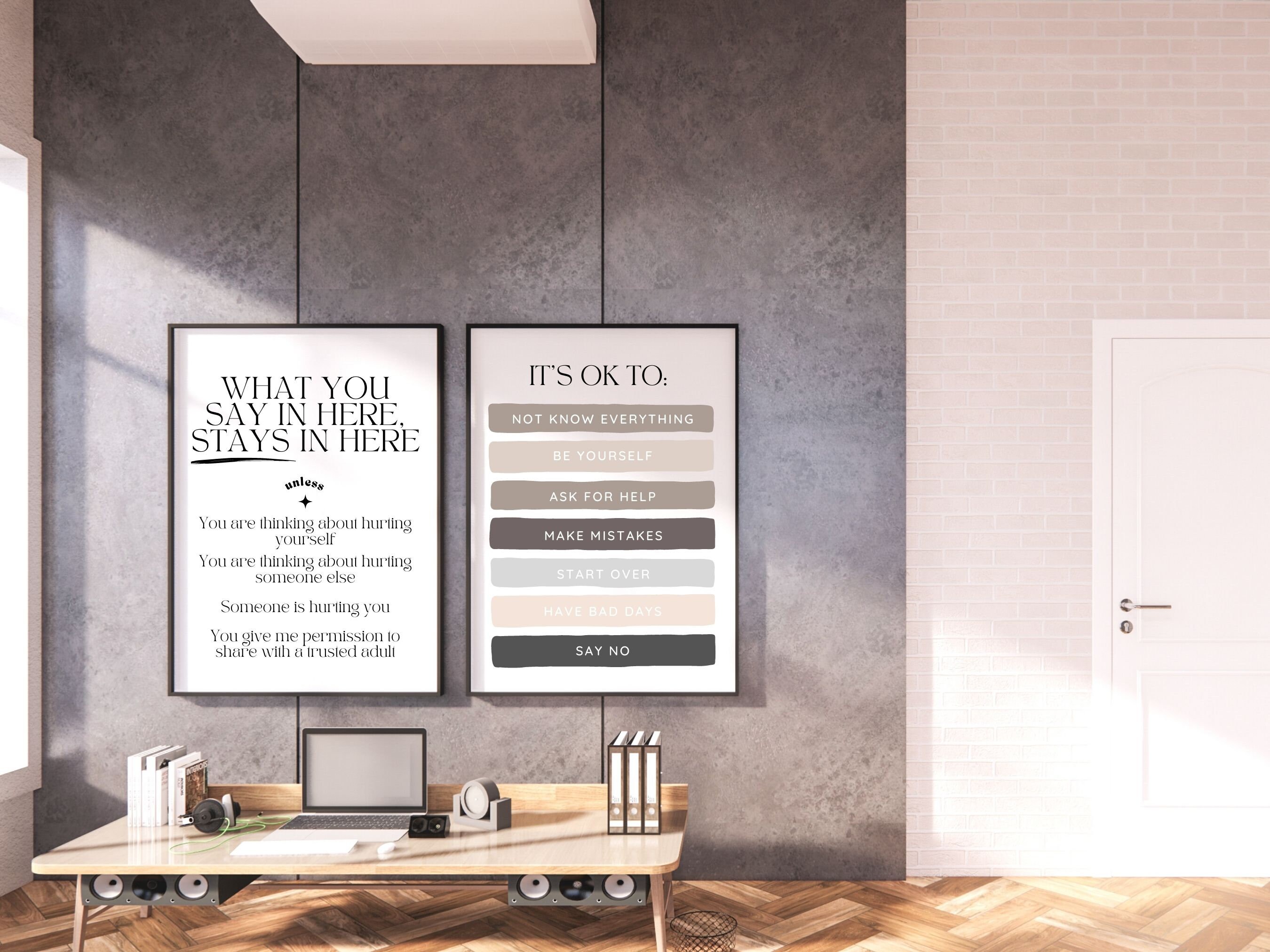 18 Therapist Office Decor Signs Counseling Posters Therapy Wall Art ...