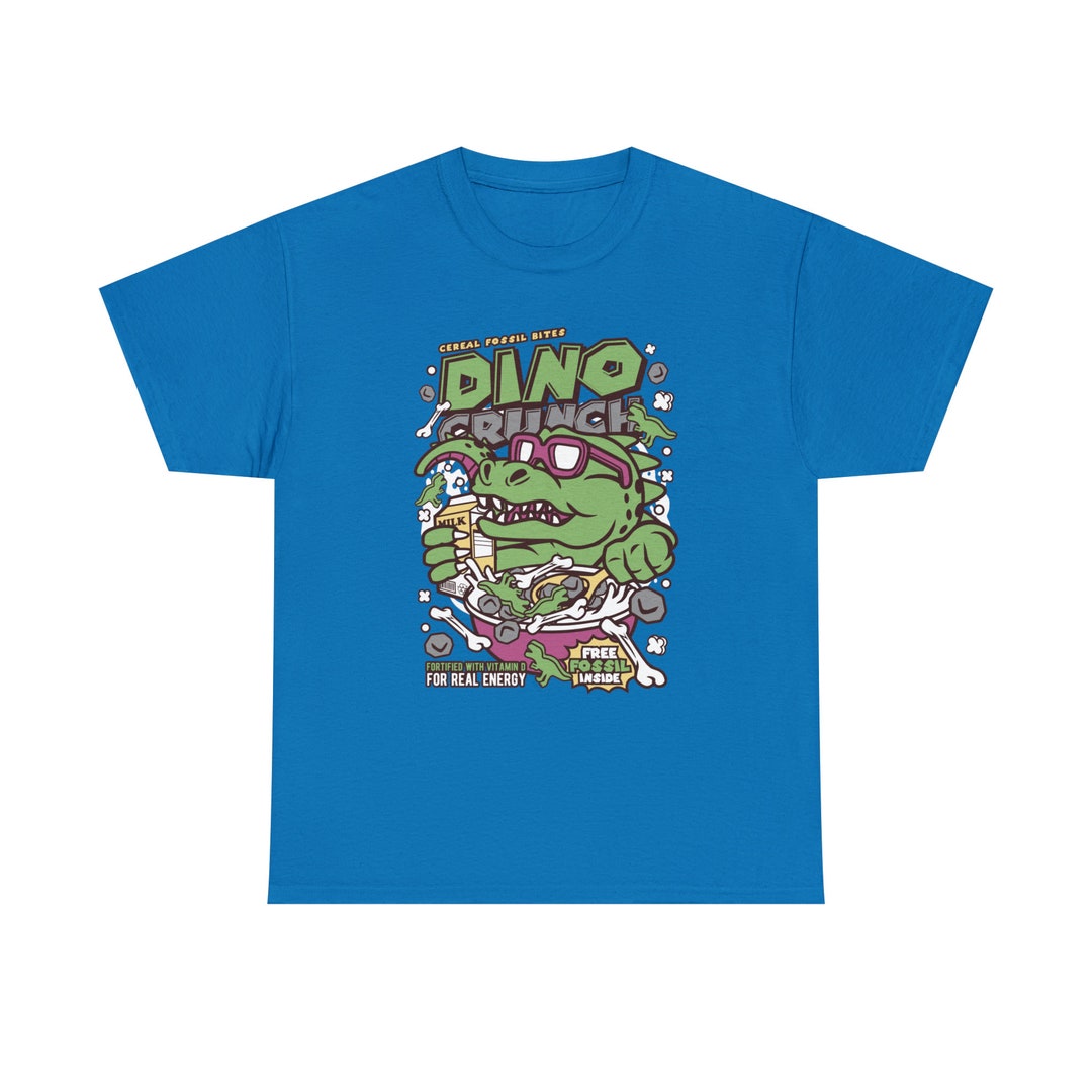 Dino Crunch - Cereal Graffiti - Unisex Heavy Cotton Tee - Adult Tee ...