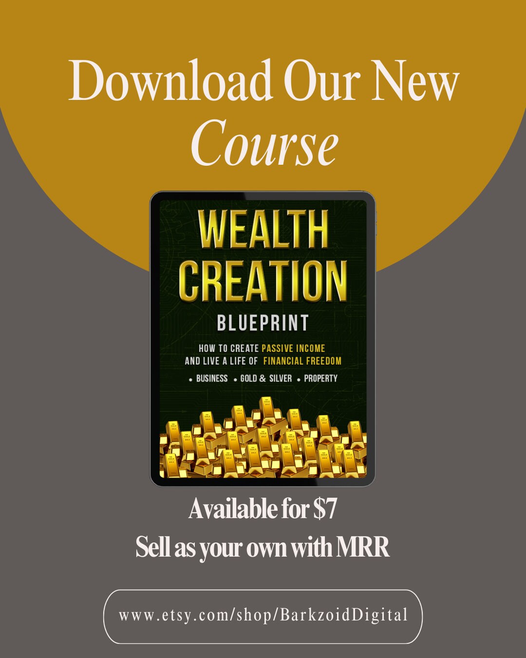 Wealth Creation Blueprint - Etsy