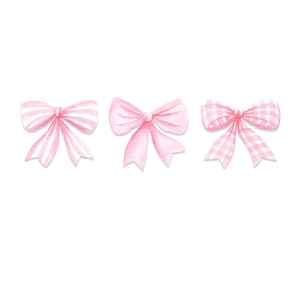 Pink Bows Digital File Flirty PNG Coquette Download DTF DTG Sublimation ...