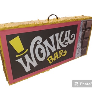 Willy Wonka Bar/golden Ticket Pinata - Etsy