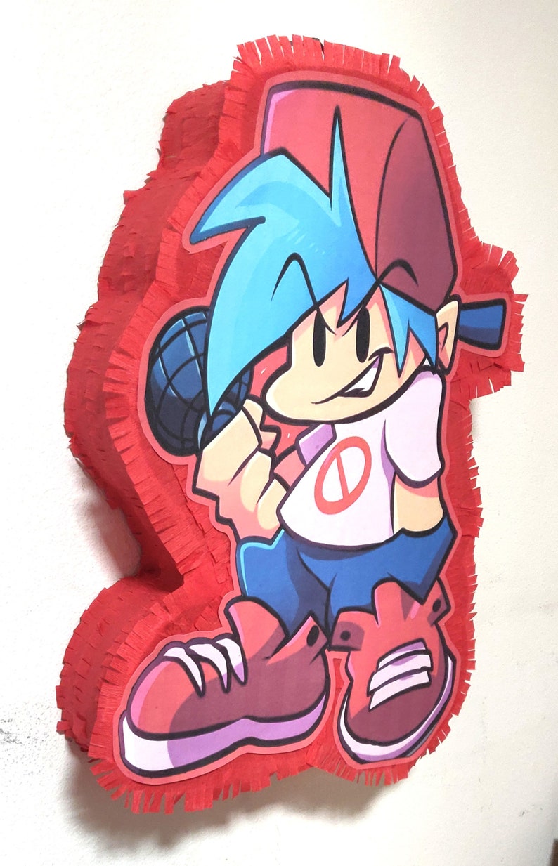 Boyfriend-friday Night Funkin Pinata - Etsy