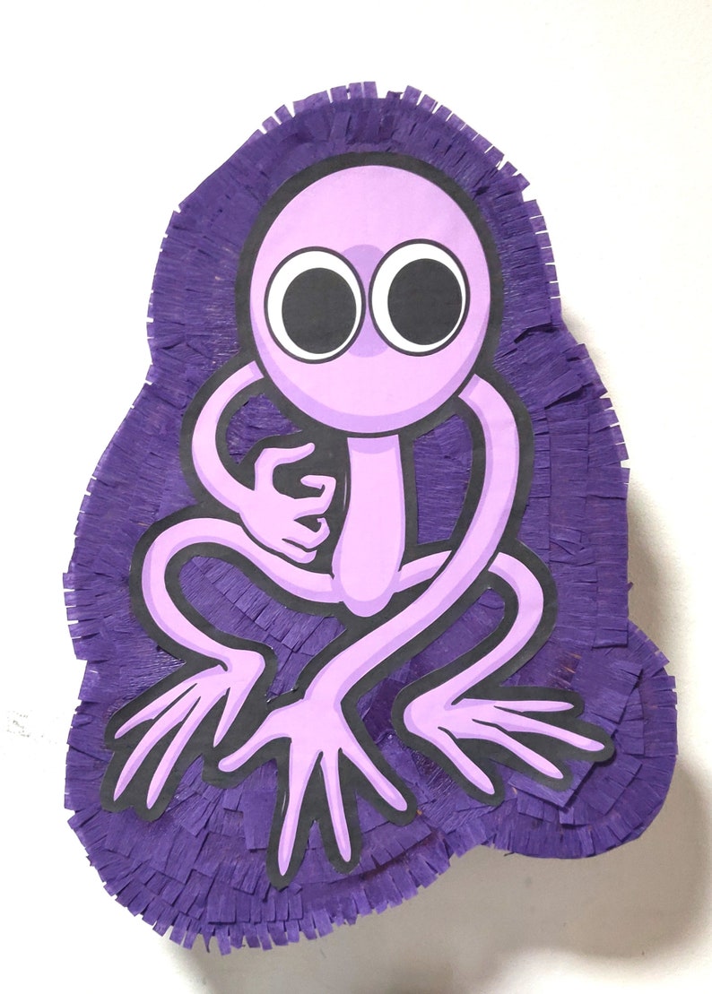 Purple-rainbow Friends Pinata - Etsy