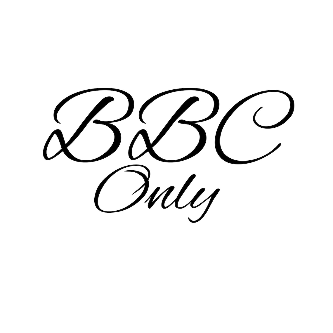 Bbc Only Temporary Tattoo Etsy