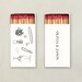 Customizable Matchbox Design, Matchbox Template, Personalized Matches ...