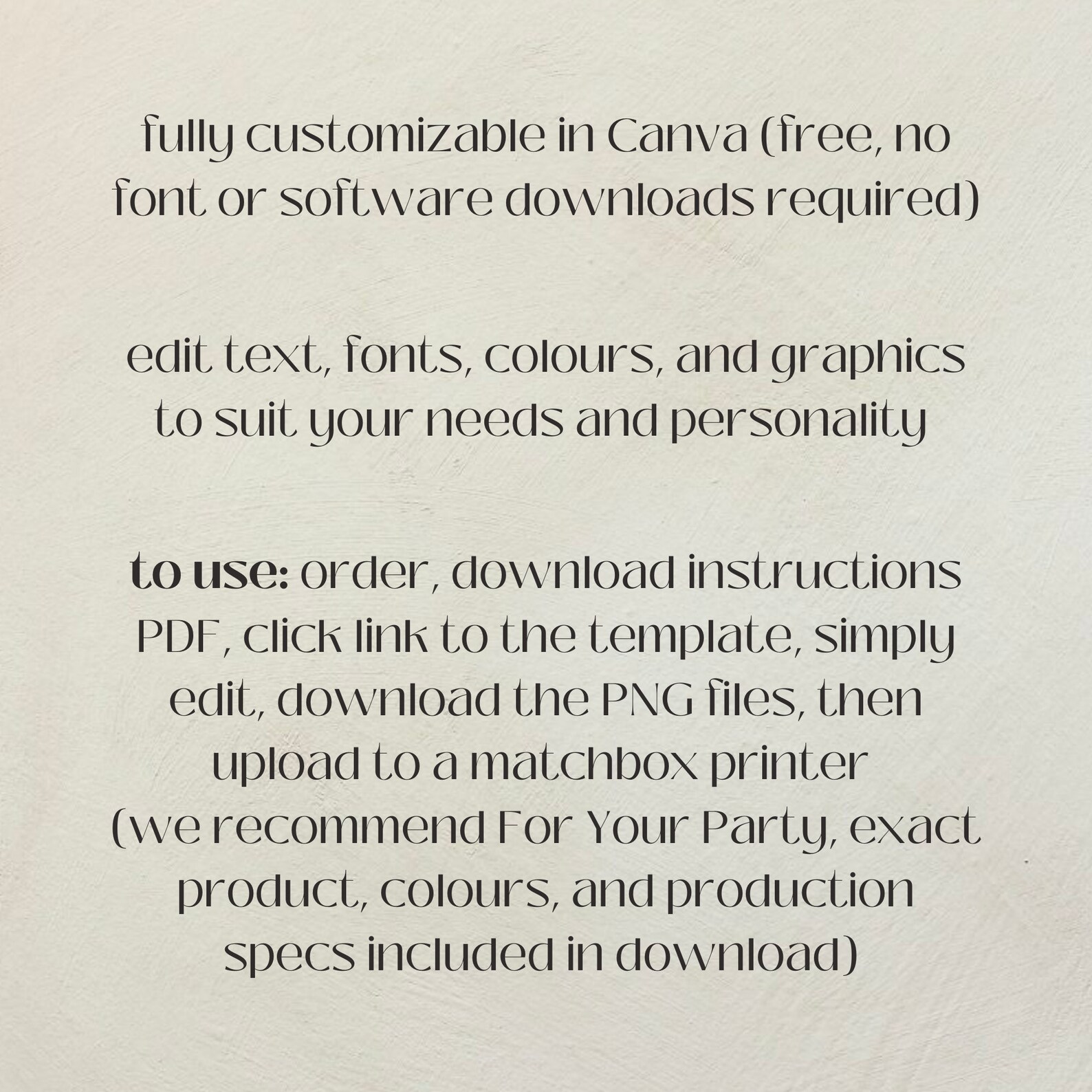 Customizable Matchbox Design, Matchbox Template, Personalized Matches ...