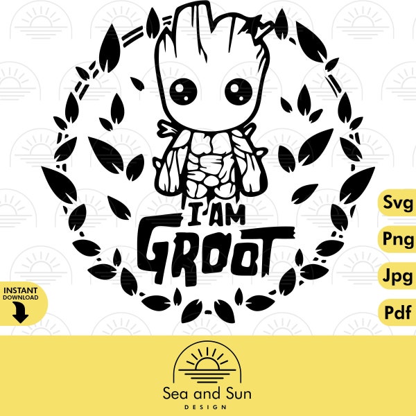 Groot Svg - Etsy