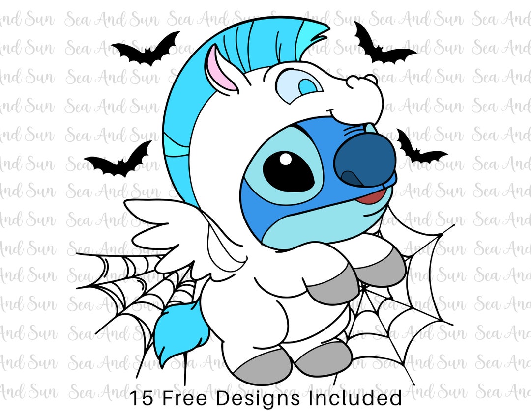 Traje Halloween Stitch Svg Hércules SVG Truco o Trato Svg - Etsy México