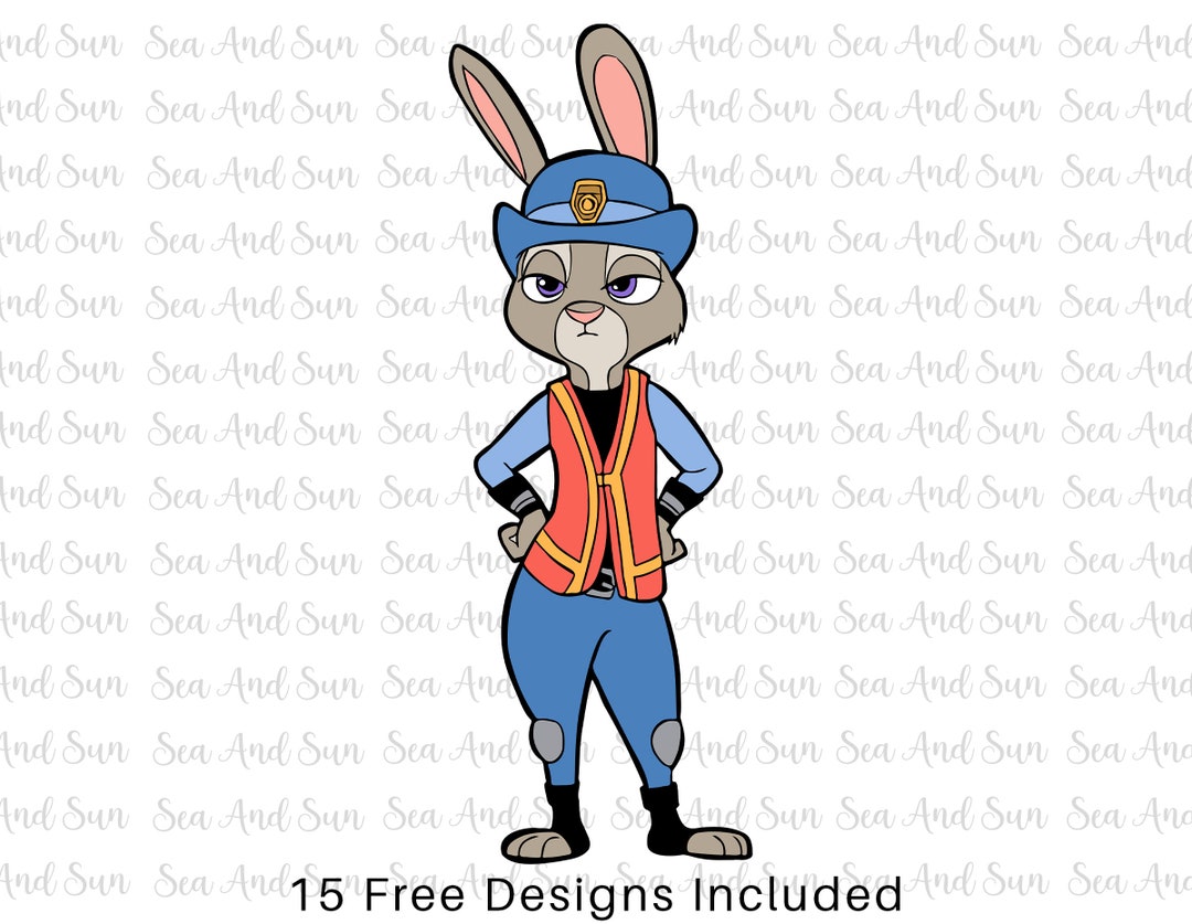Judy Hopps SVG Zootopia Svg Magical Kingdom Svg Family - Etsy España