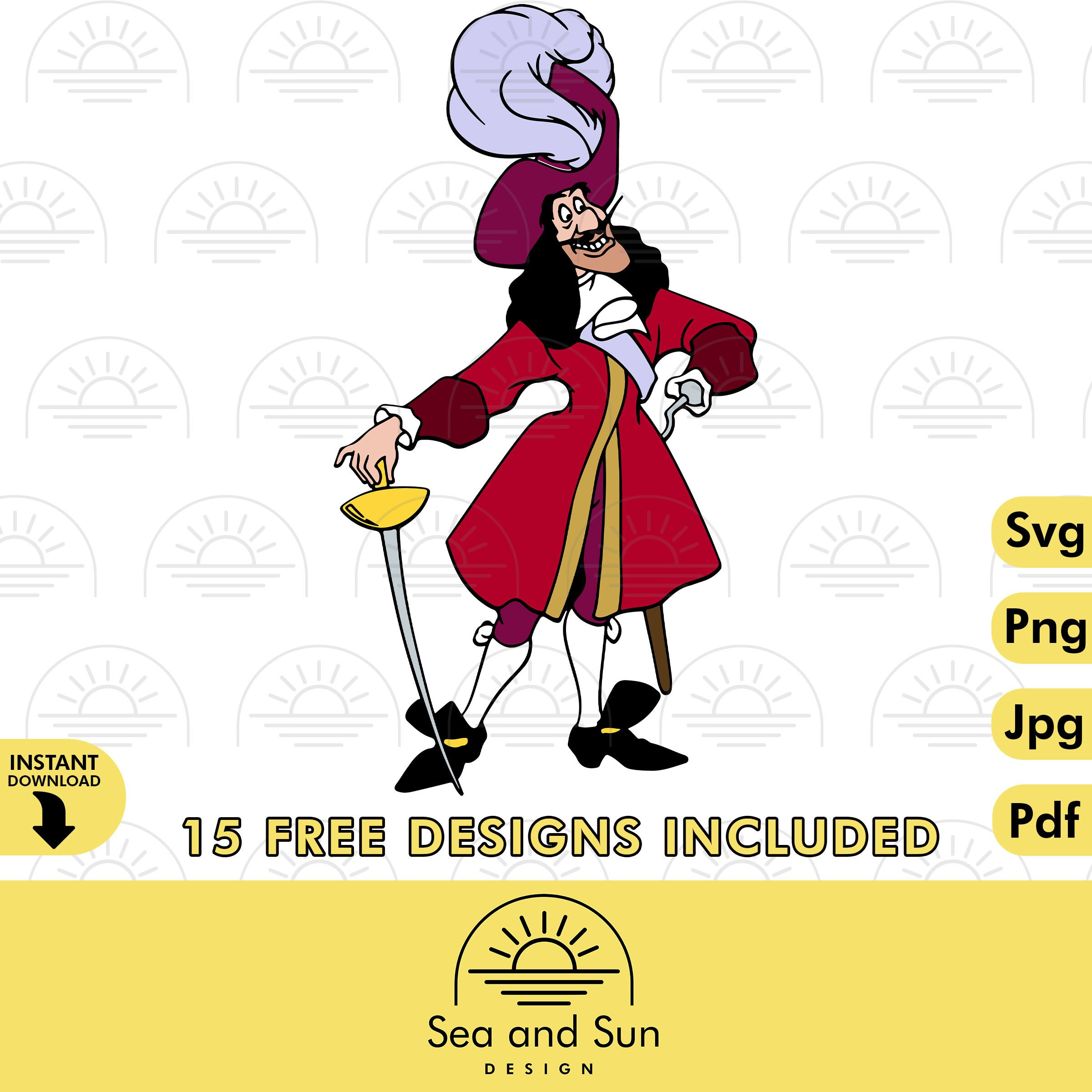 Captain Hooks Hook Clipart