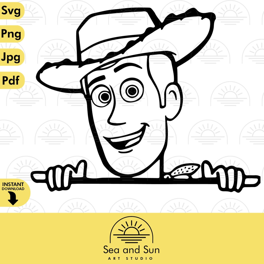 Vector Woody Toy Story Svg Woody Disneyland Ears Svg Png Toy - Etsy México