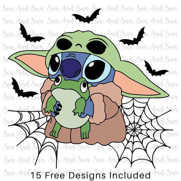 Grogu Halloween Svg Etsy
