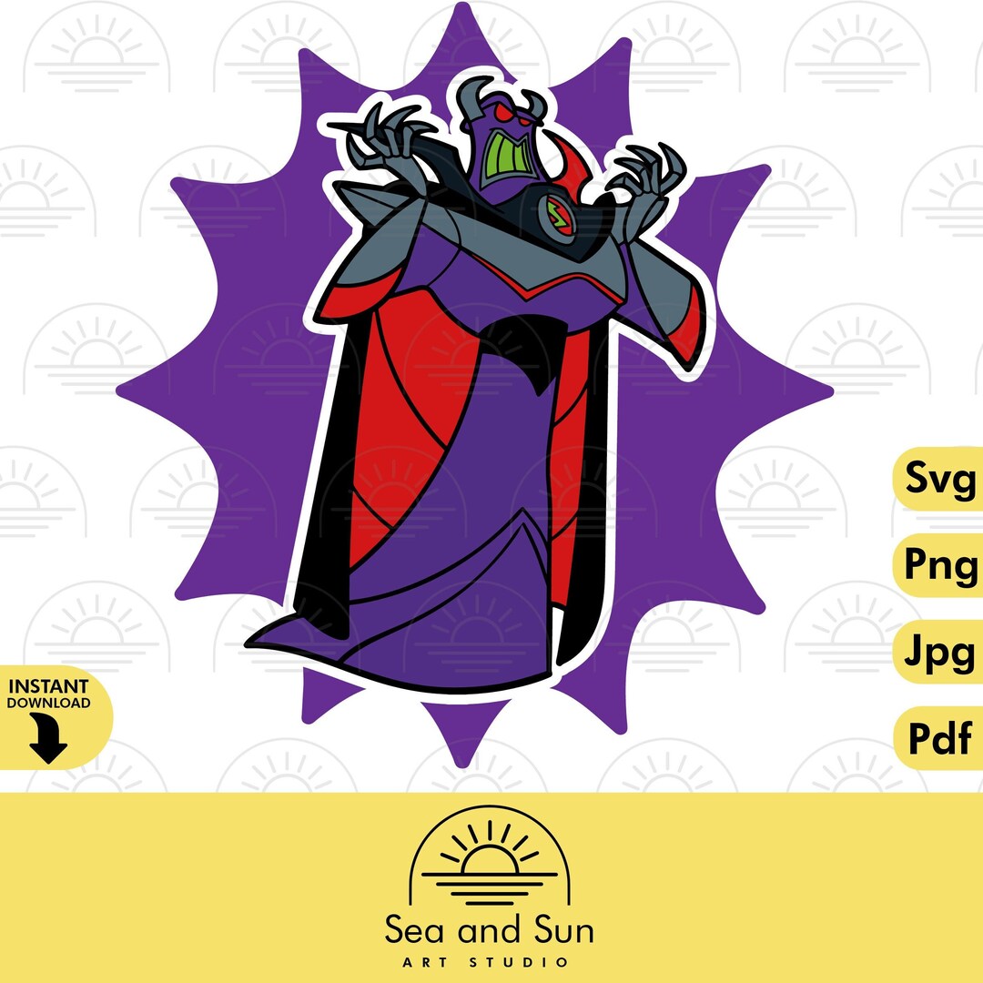 Emperor Zurg Vector Toy Story Svg Zurg Disneyland Ears Svg - Etsy