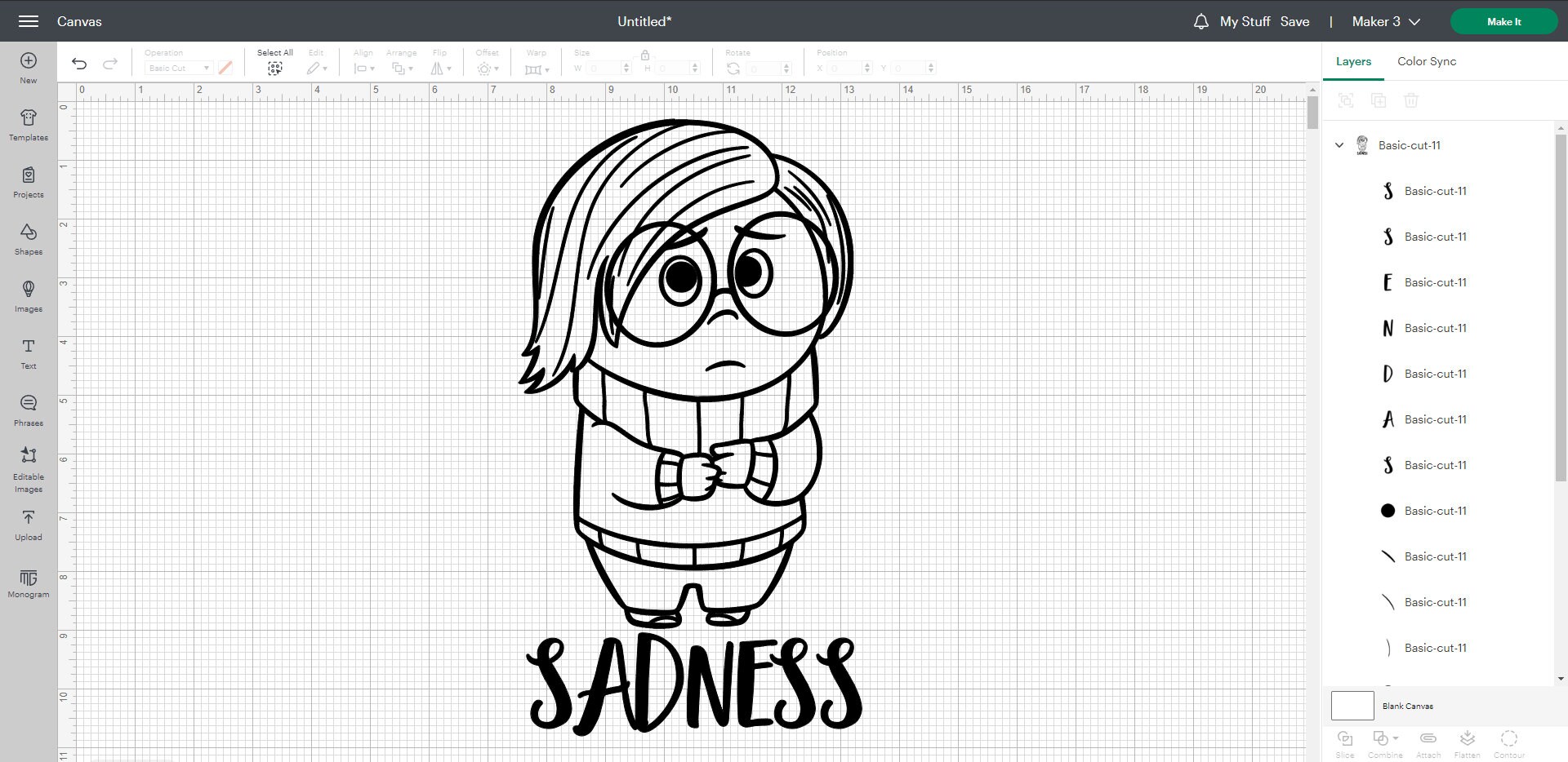 Sadness Inside Out Svg Clip Art Files Inside Out Head - Etsy Australia