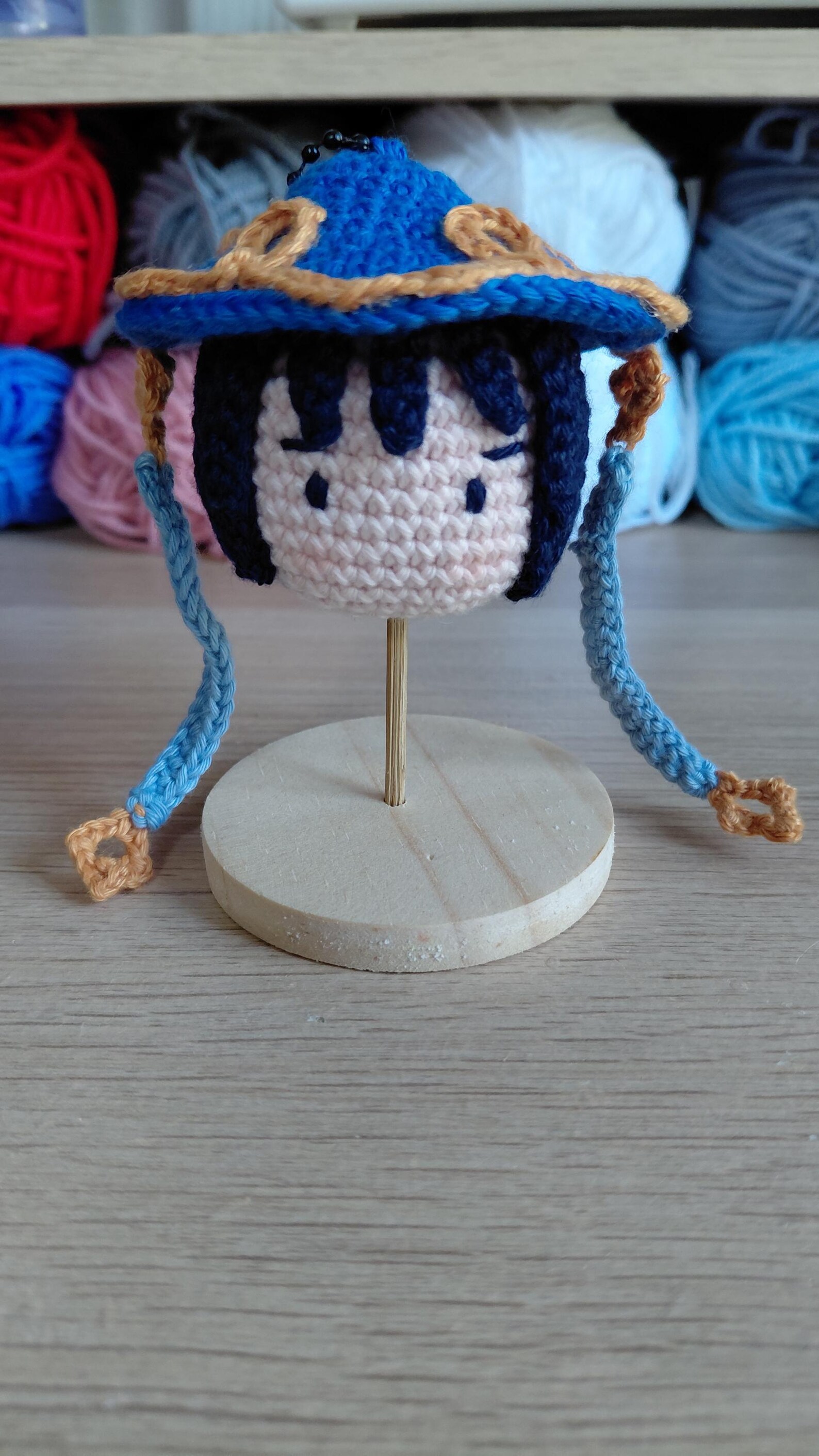 Wanderer Head Crochet Genshin Pattern - Etsy