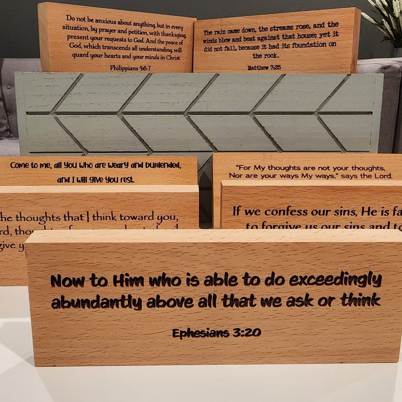 Bible Verse Wood - Etsy