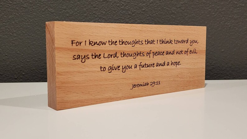 Custom Bible Verse Wood Sign - Etsy