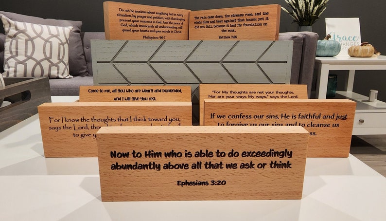 Custom Bible Verse Wood Sign - Etsy