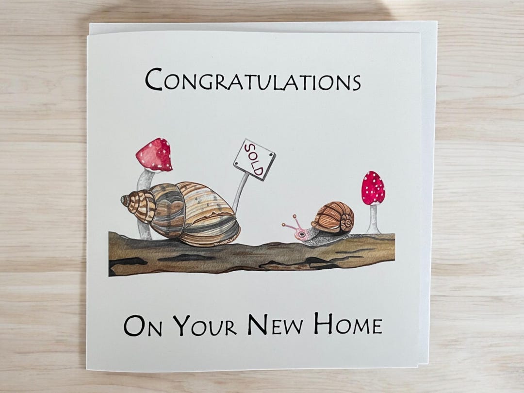 New Home Card, Funny New Home Card, Cards for New Home Owners, Cute New ...