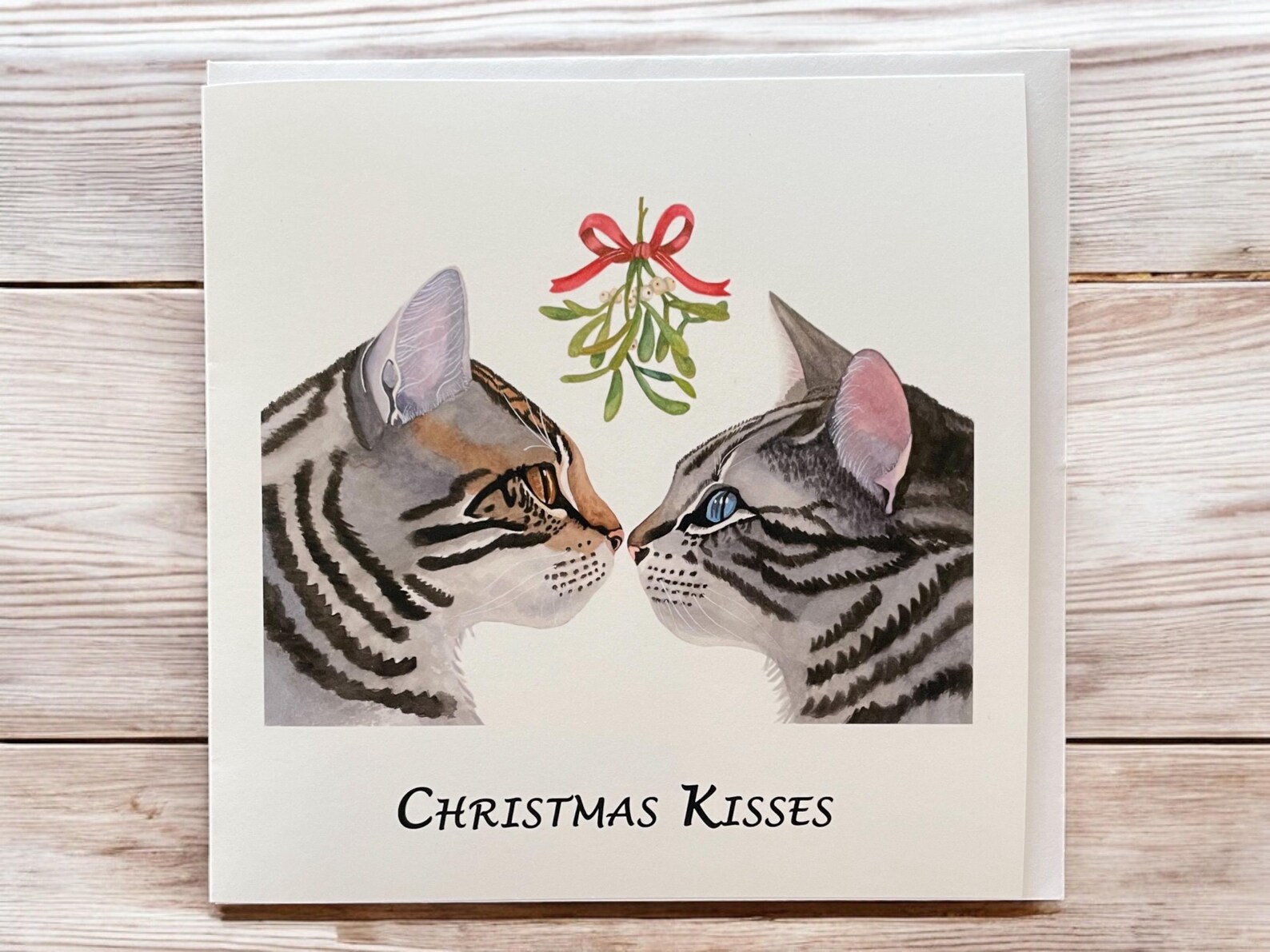 Cat Cards, Christmas Cat Cards, Bengal Cat Cards, Christmas Cards, Cute ...