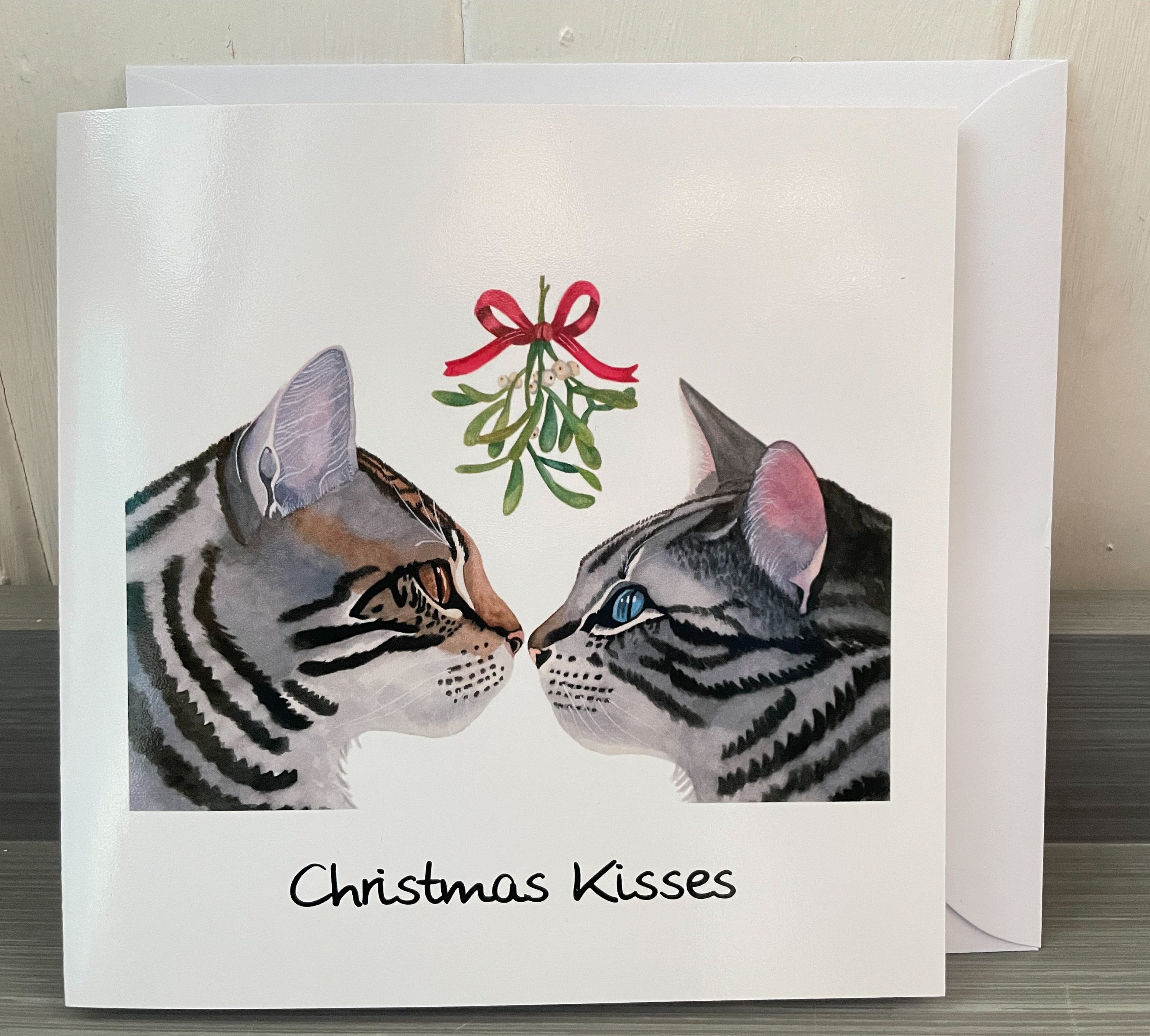 Cat Cards Christmas Cat Cards Bengal Cat Cards Christmas - Etsy UK