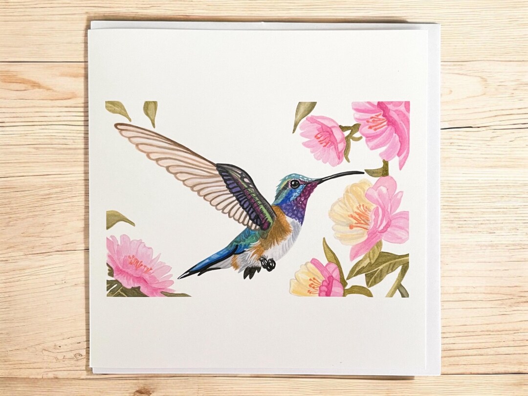 Hummingbird Cards, Hummingbird Card, Hummingbird Watercolor Cards ...