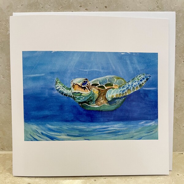 Funny Turtle Birthday Card - Etsy