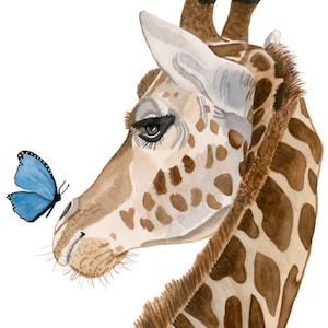 Giraffe Birthday Card, Giraffe Card, Birthday Cards, Birthday Card ...