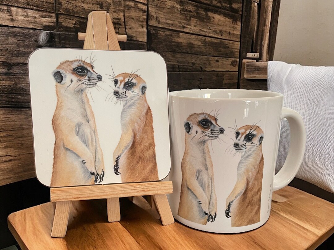 Meerkat Mugs, Cute Meerkat Mug and Coasters, Meerkat Gifts, Meerkat Mug ...