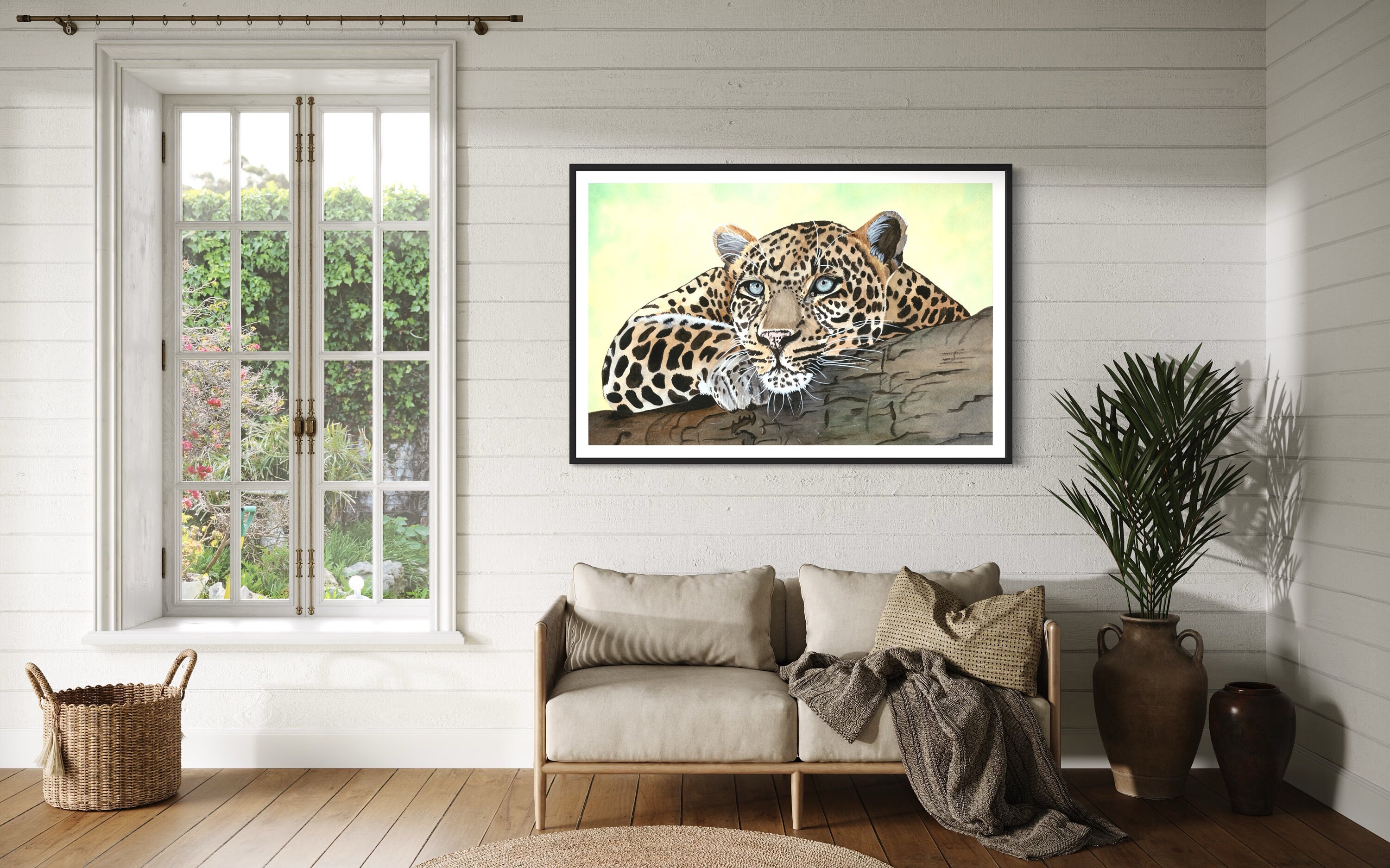 Leopard Prints, Leopard Painting Watercolour, Leopard Decor for Home ...