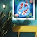 Koi Fish Card, Koi Carp Card, Fish Cards, Koi Pond Card, Japanese Koi ...