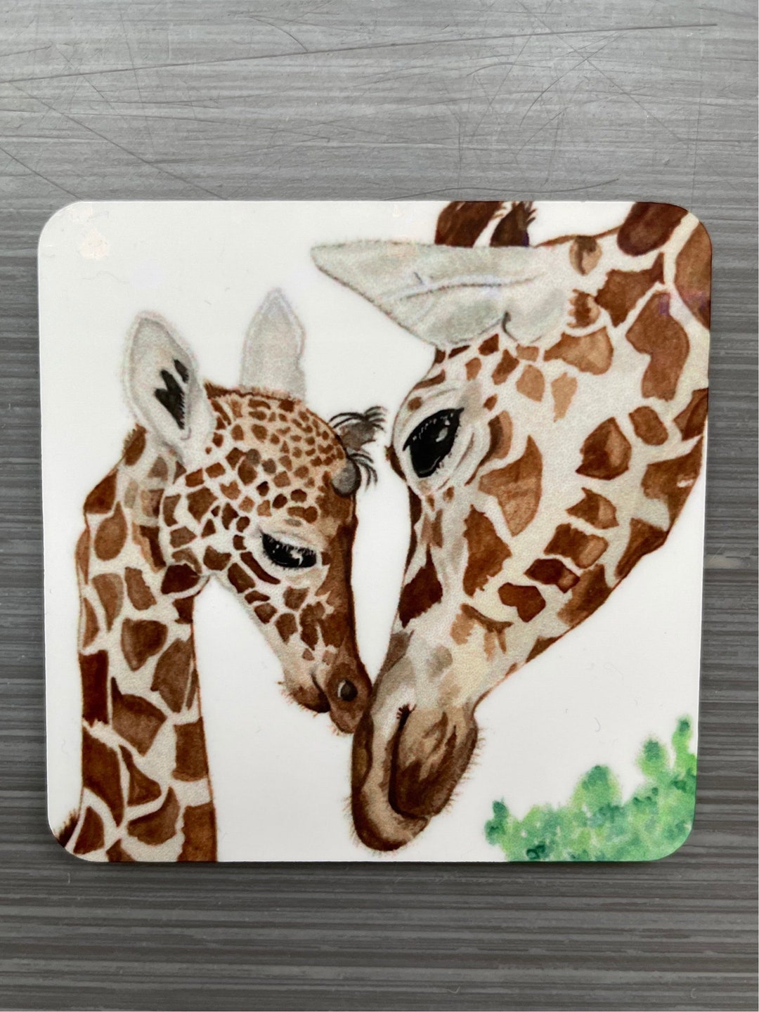 Fridge Magnets, Giraffe, Animal Fridge Magnets, Giraffe Gift, Miniature ...