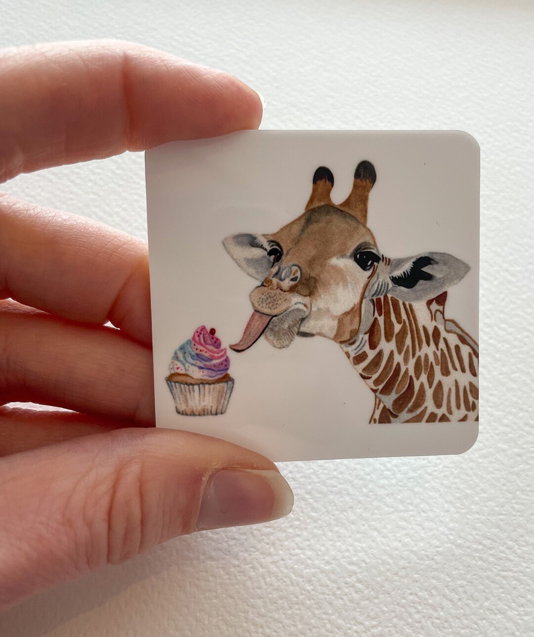 Fridge Magnets, Giraffe, Animal Fridge Magnets, Giraffe Gift, Miniature ...