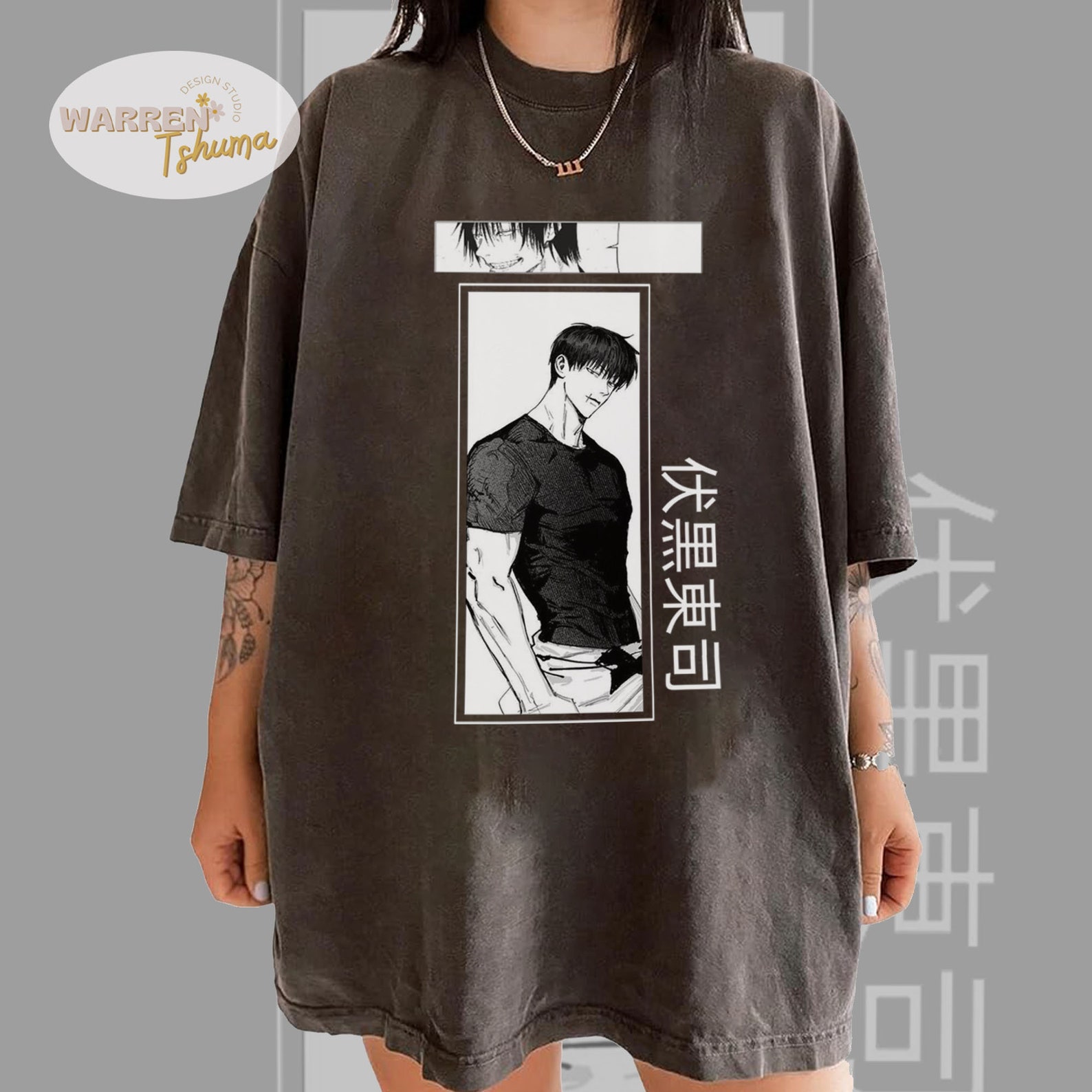 Toji Fushiguro Shirt,toji Fushiguro Gojo Satoru T-shirt, JJK Anime T ...