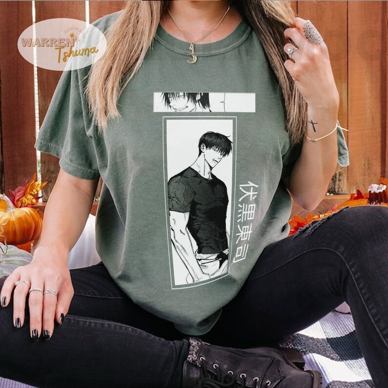 Toji Fushiguro Shirt,toji Fushiguro Gojo Satoru T-shirt, JJK Anime T ...
