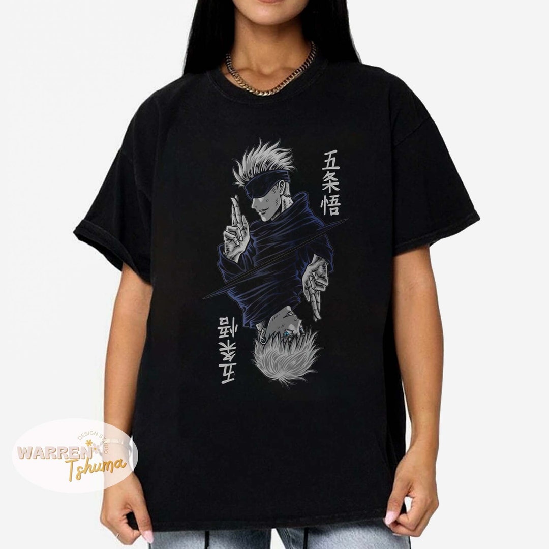 JJK Gojo Satoru Hand Sign Shirt,jjk Anime Lover Shirt, Japanese Shirts ...