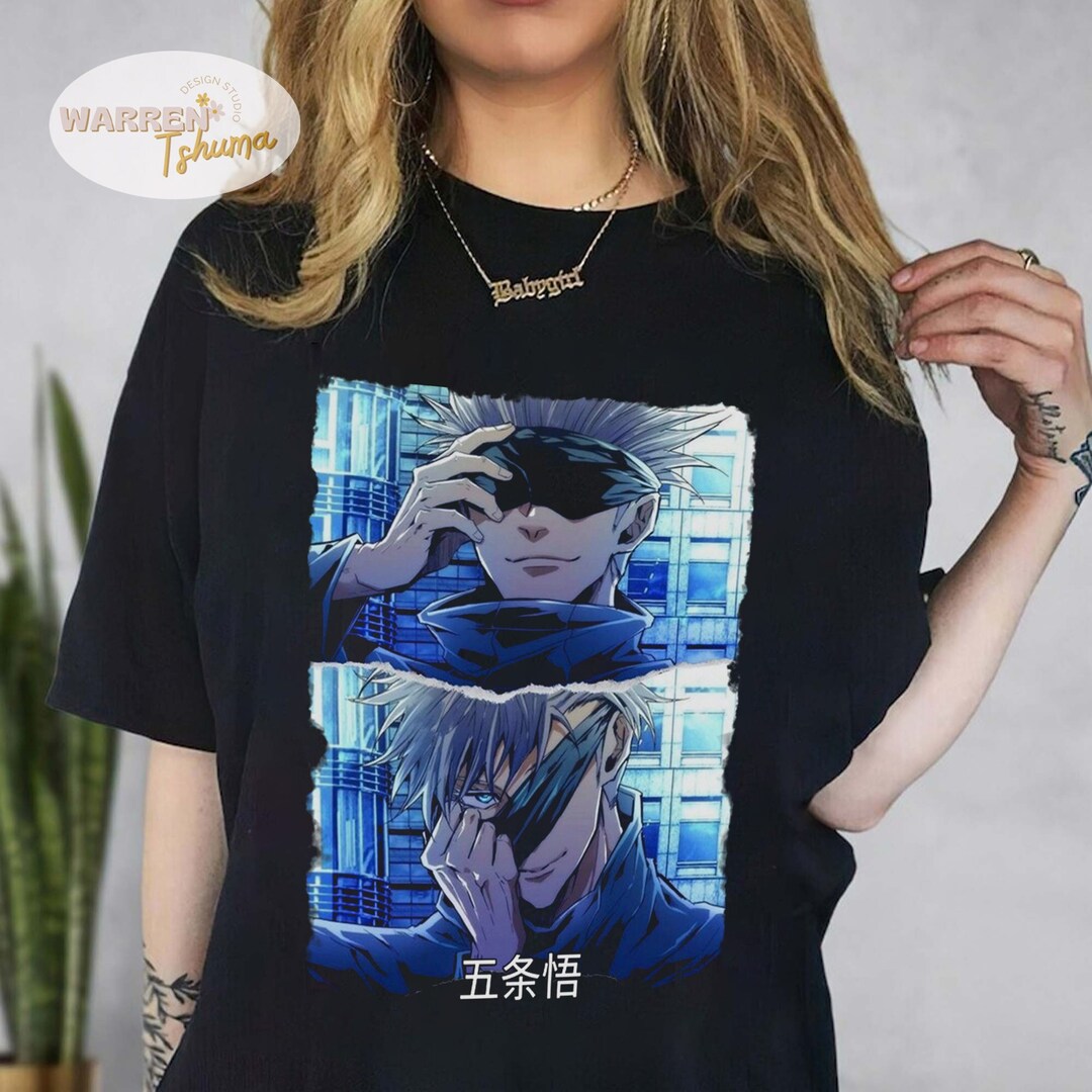 Anime Gojo Satoru Shirt, Gojo Sensei Unisex Shirt, Anime Lover Shirt ...