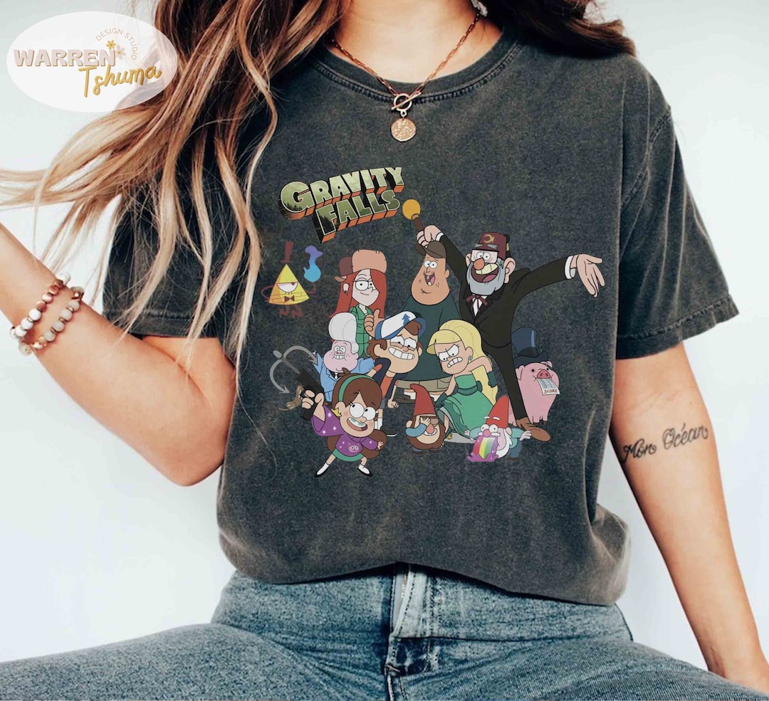 Disney Gravity Falls Shirt, Gravity Falls Characters Mabel Dipper Soos ...