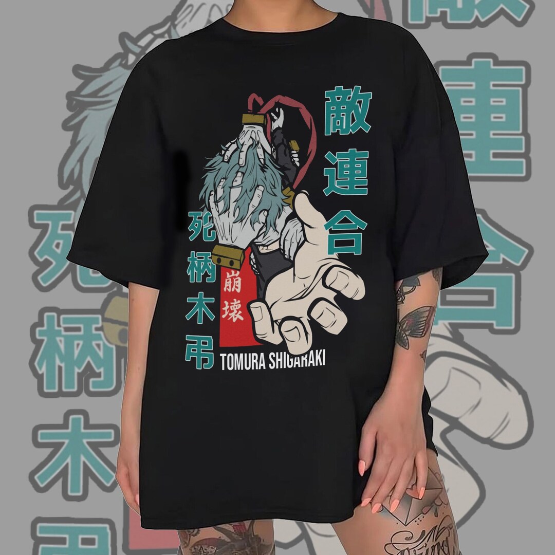 Tomura Shigaraki Shirt, Villains Anime Shirt, Manga Lover Shirt ...
