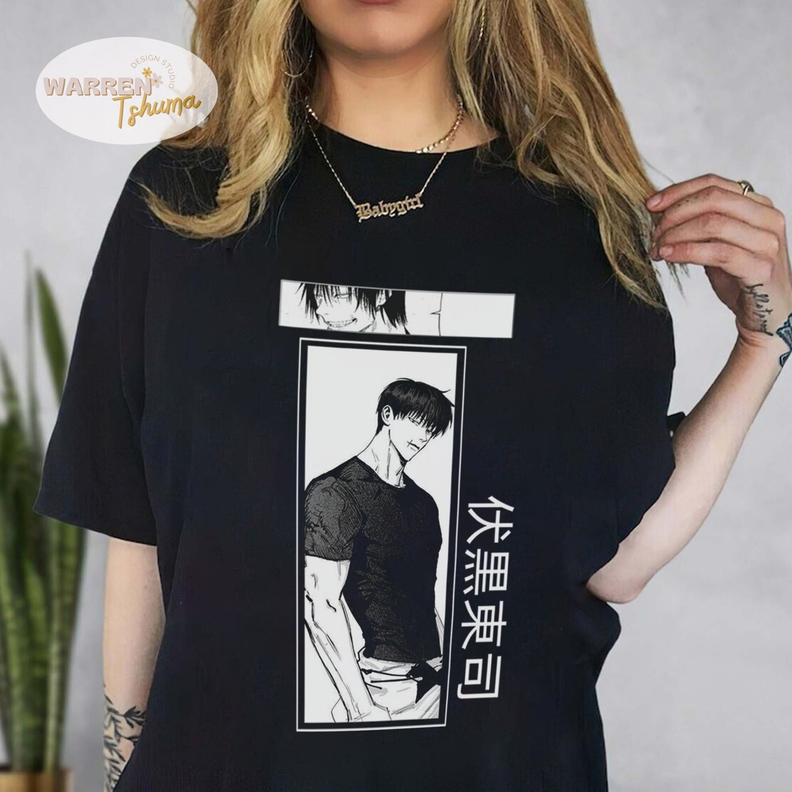 Toji Fushiguro Shirt,toji Fushiguro Gojo Satoru T-shirt, JJK Anime T ...